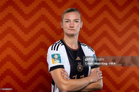 Alexandra Popp Of Germany Poses For A Portrait During The Official