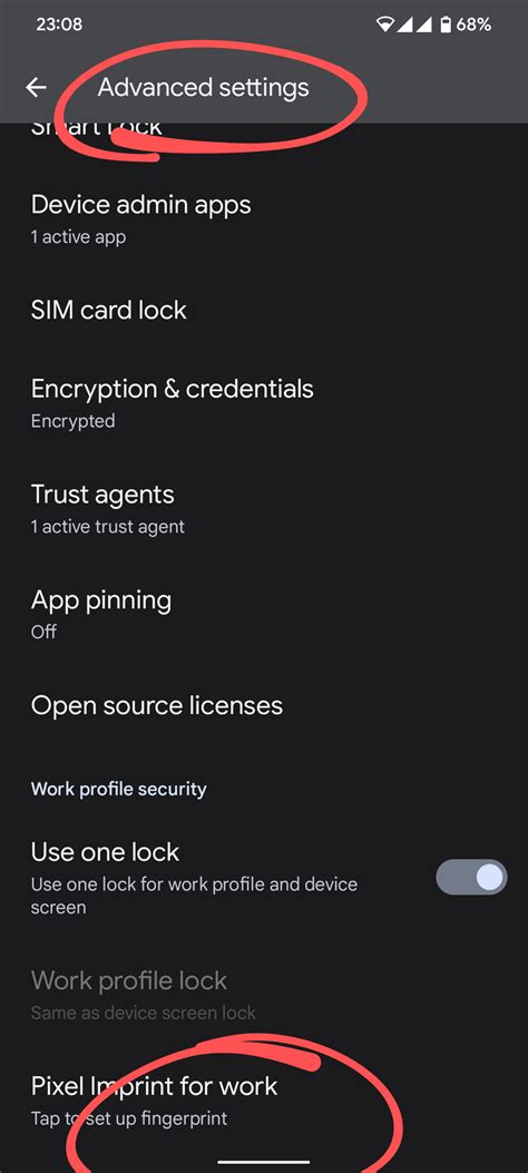 Unable To Set Fingerprints For Work Profiles · Issue 2343 · Pixelexperienceandroid Issues · Github
