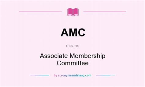 Amc Associate Membership Committee In Undefined By