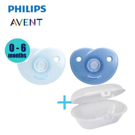 Philips Avent Curved Soothie Pacifier Boy Design Or Girl Design 0 6m
