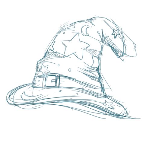 Illustration Of Wizard Hat On Behance