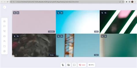 Completed Task2 Video Conferencing Website For Bharat Intern