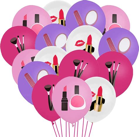 40 Pcs Makeup Balloons Spa Party Decoration Balloons 12