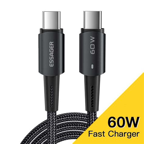 Jual Essager Kabel Data Usb Type C To Type C Fast Charging Led
