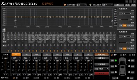 【dsp600】卡文karmenn Acoustic Dsp600调音软件卡文dsp600dsp电脑调音软件下载 Dsp调音工具网 专业的