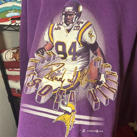 90s Randy Moss Minnesota Vikings Crewneck Xl 25 Pht Depop