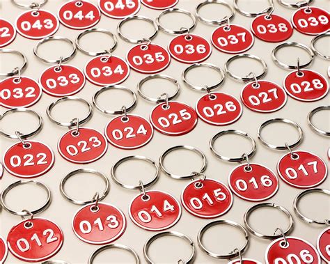 Buy Onlykxy 1 100 Number Colorful Tough Aluminum Metal Numbered Marking