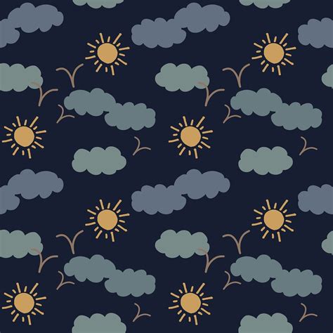 Download Sun Clouds Doodles Royalty Free Stock Illustration Image