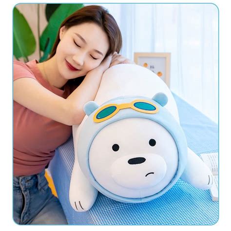 Boneka Ice Bear 50cm Boneka Beruang Kutub Boneka Bare Bear New Lazada
