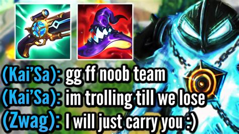 This Toxic Kaisa Tried To Make Me Lose But Instead I Carried Her She