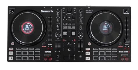Numark Mixtrack Platinum FX 4-Deck Serato DJ Controller+Headphones ...