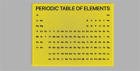 Ptoe Periodic Table Of Elements Por Tom Anderson The Real Neo