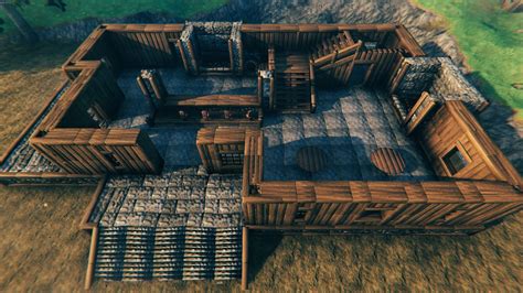 Viking House In The Middle Of A Field Cozy Viking Tavern Work In