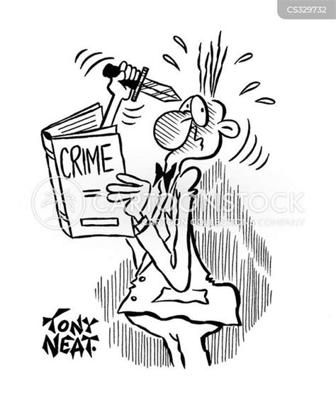 Crime Novel Cartoons And Comics Funny Pictures From Cartoonstock