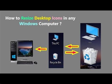 How To Resize Desktop Icons In Any Windows Computer YouTube