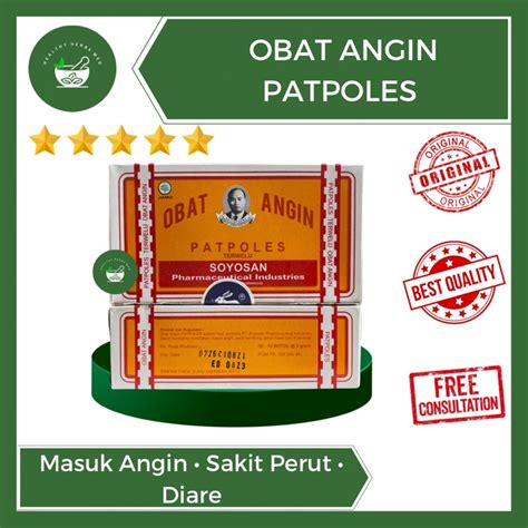 Jual Obat Masuk Angin Sakit Perut Diare Patpoles Shopee Indonesia