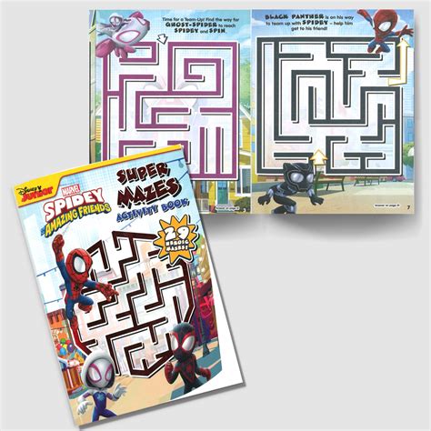 Marvel Spidey And His Friends Set Of 2 Books Of Maze Activities Spid Parragon Publishing