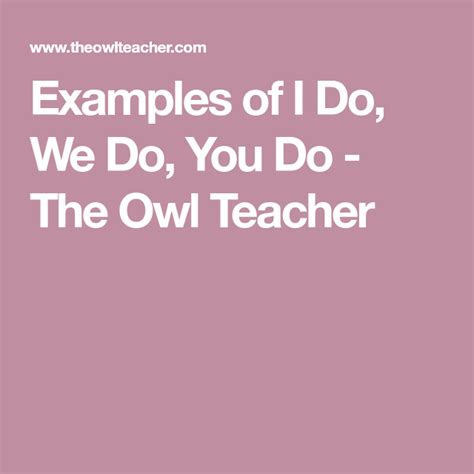 I Do We Do You Do Lesson Plan Template At A Glance