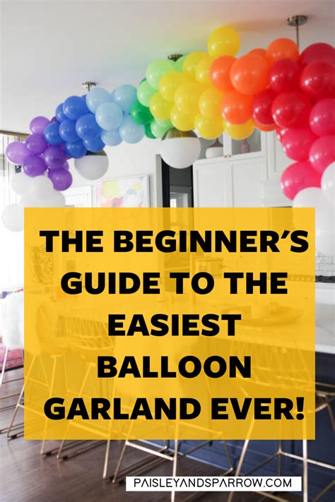 How To Make A Balloon Garland Instructions At Gerald Harvey Blog