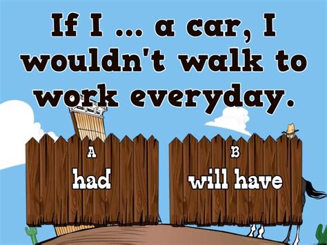 Second Conditional Multiple Choice Quiz