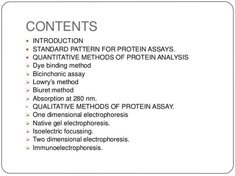 Qualitative And Quantitative Techniques Of Protein Analysis