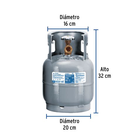 Ficha Tecnica Cilindro Portátil Para Gas Lp 2kg 4 5lb Foset