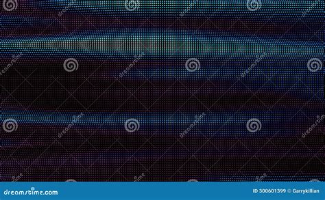 Waves Of Colorful Points Digital Data Splash Of Point Array Stock