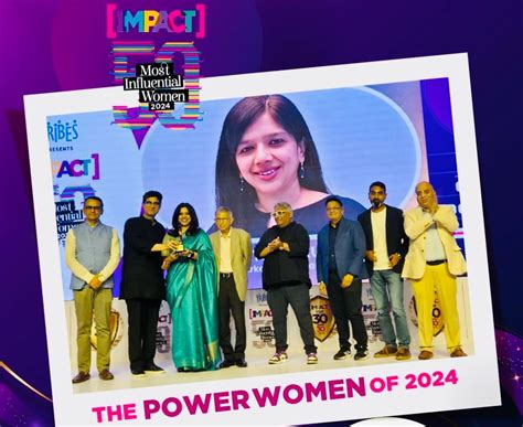 Thrilled To Feature In The Impact Top 50 Influential Women 2024 And To See So Many Women Now In