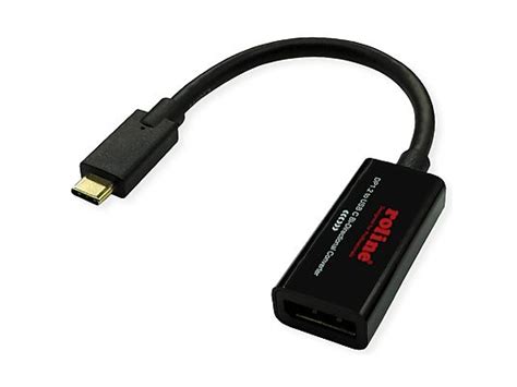 Roline Usb Typ C Displayport V12 Bidirektionaler Kabel Adapter Stbu Usb Displayport