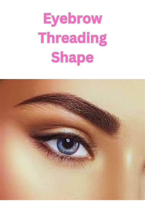 Eyebrow Threading Shapes Chart