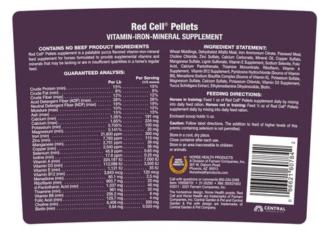 Red Cell Pellets The Equestrian Shop