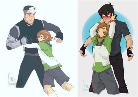 Pidge Likes To Hug Shiro And Keith From Voltron Legendary Defender