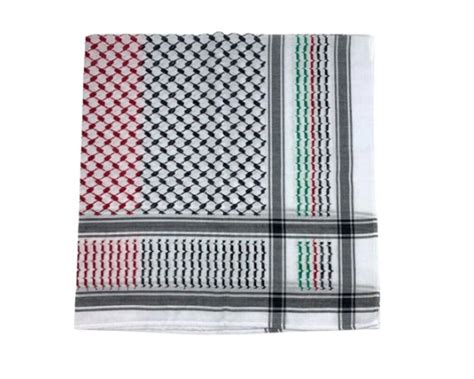 Palestine Traditional Keffiyeh Fishnet Pattern Palestine Colours