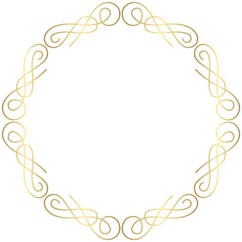 Decorative Round Border Frame