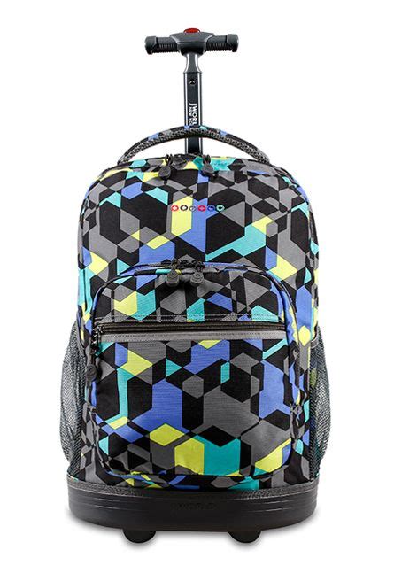 J World New York Sundance Rolling Backpack Girl Boy Roller Bookbag