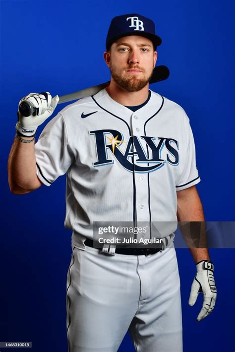 Luke Raley Of The Tampa Bay Rays Poses During The 2023 Tampa Bay Rays
