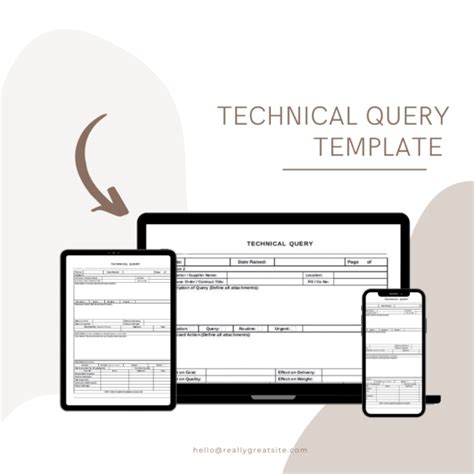 Technical Query Template Amune Consult