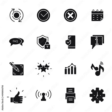 Website Icons Symbol Vector Elements For Infographic Web Icons Set