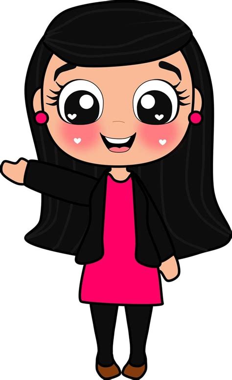 Pin De Juliana T En Clipart For Teacher ‍‍ Mujer Dibujo Animado