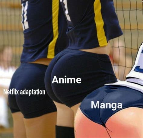 Manga Anime Netflix Adaptation Volleyball Booty Know Your Meme
