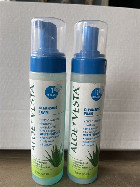 Convatec Aloe Vesta Cleansing Foam 8 Oz Pack Of 2 Ebay
