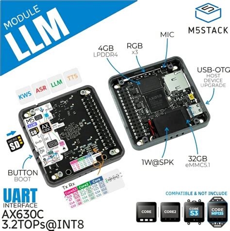 m5stack llm modul ax630c für large language model digitec
