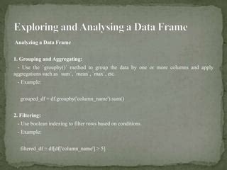 Unit Ch Data Frames Digital Vis Pptx Programming Languages Computing