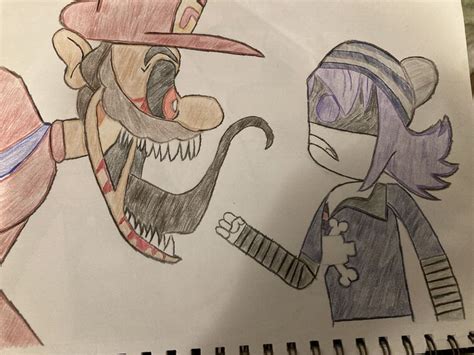 Funi Demonic Plumber Guy Against The Angsty Rebellious Sad Purple One