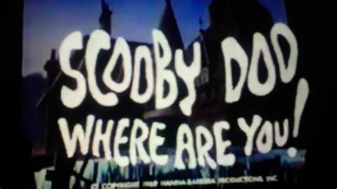 Scooby Doo Where Are You Vhs Ending Credits 1969 Youtube