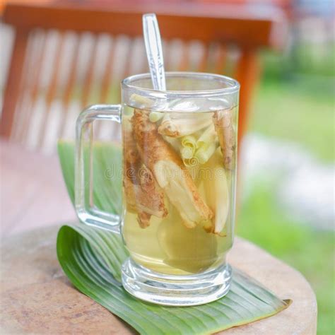 Ginger And Lemongrass Smashed Hot Drink Stock Image Image Of Dessert