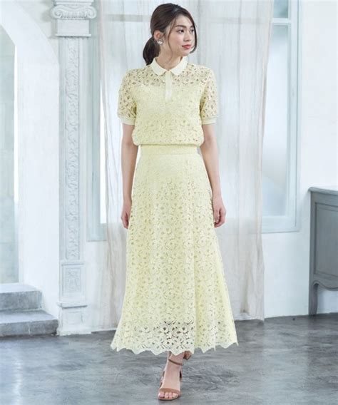 Anayi（アナイ）の「モザイクフラワーレースセミフレア スカート（スカート）」 Wear