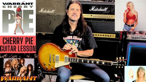 How To Play Cherry Pie By Warrant Cherry Pie Guitar Lesson Jani