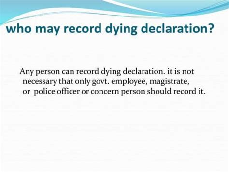 Dying Declarationpptx
