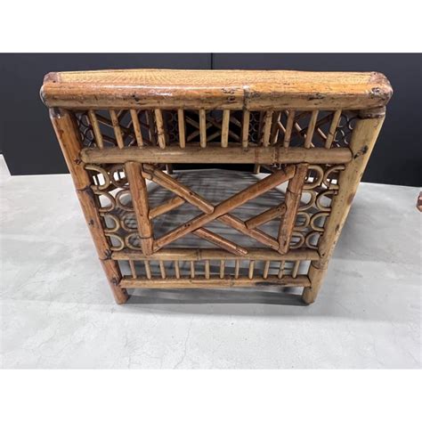 Mid Century Vintage Brighton Pavilion Style Hexagonal Coffee Table